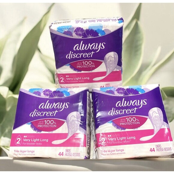 Always Discreet | Other | 3 Packs Always Discreet Incontinence Bladder ...